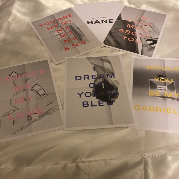 CHANEL | Makeup | Chanel Fragrance Postcards | Poshmark
